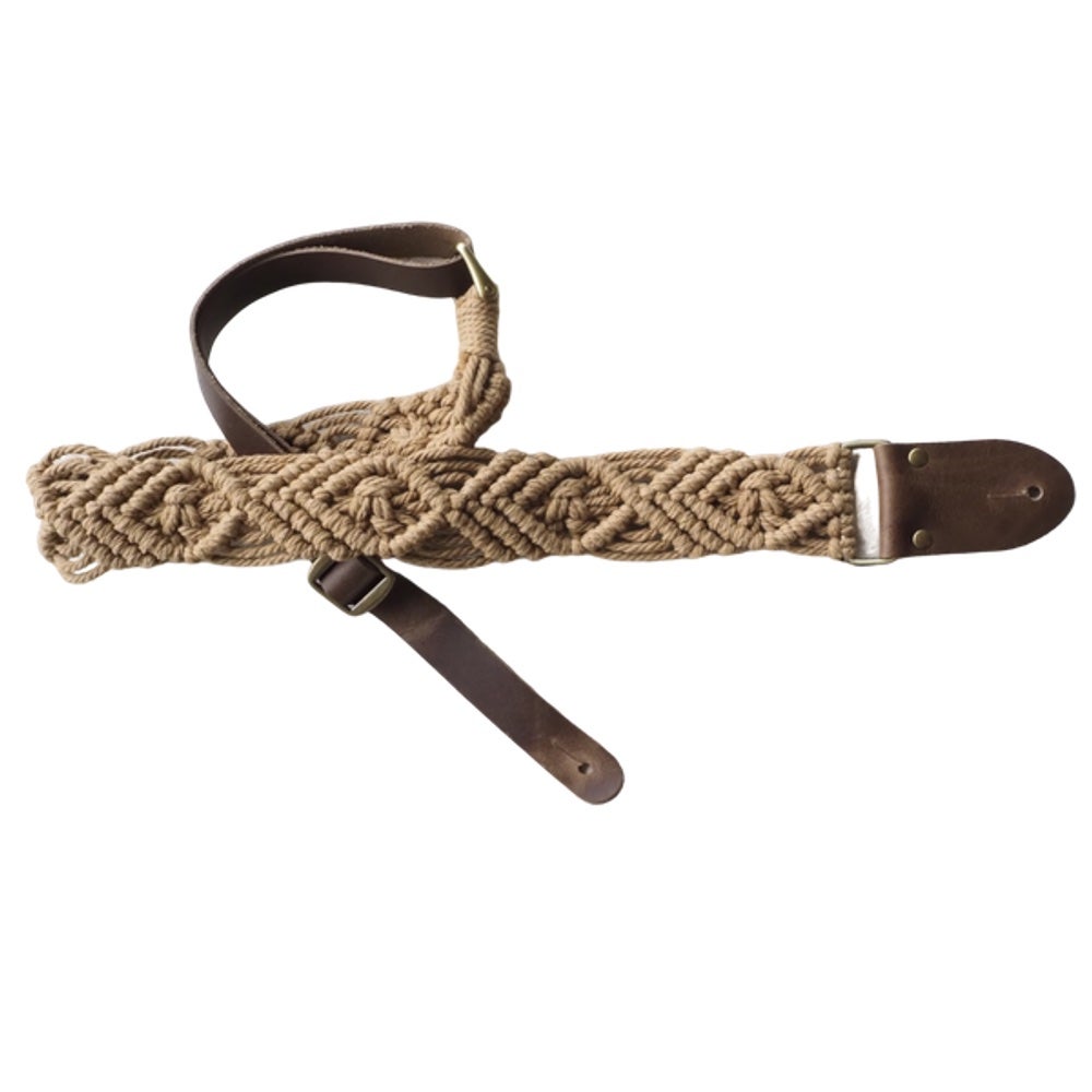 Lm Macrame Guitar strap | Open Channel Music